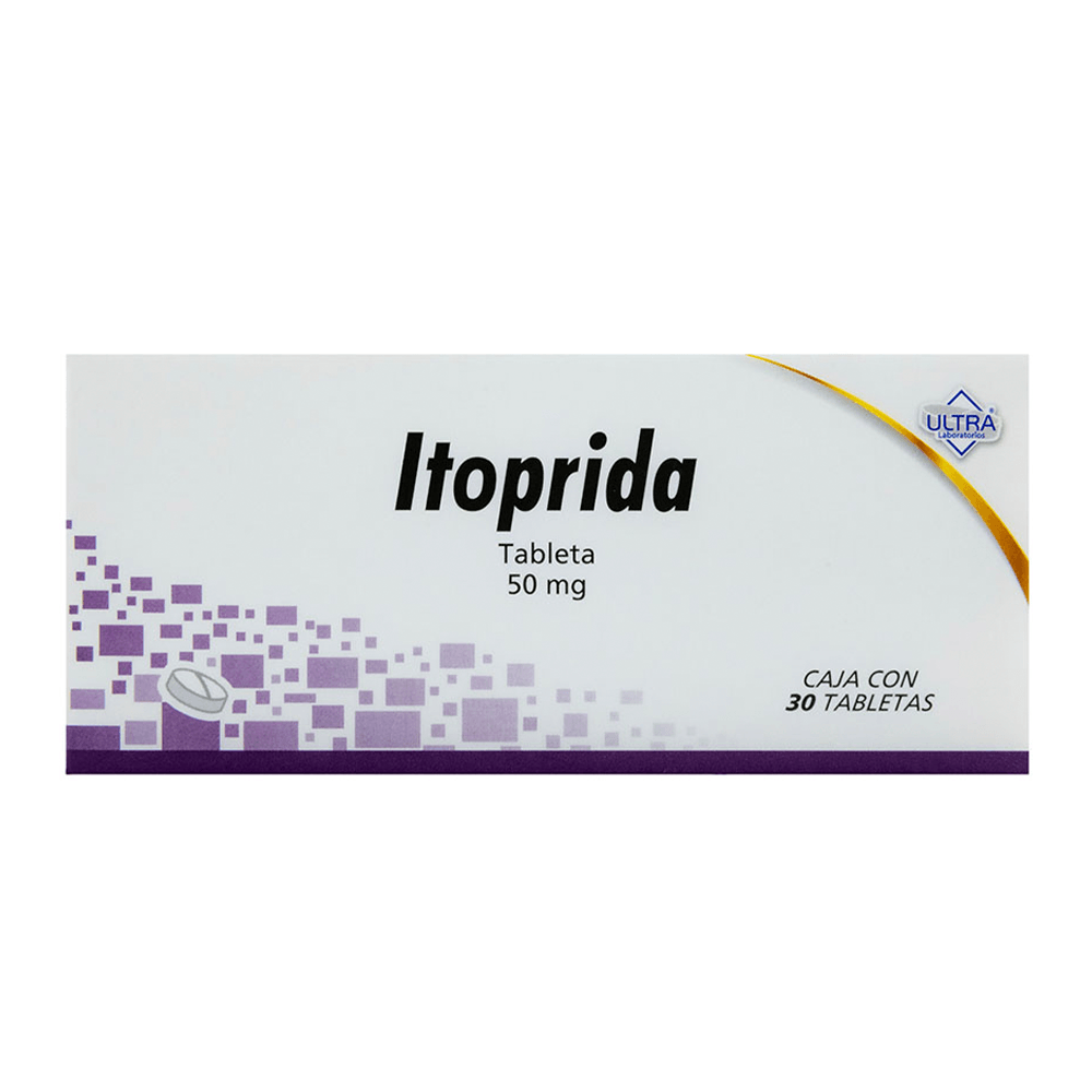 ITOPRIDA 50 MG 30 TABLETAS - Farmacias Similares® | Tienda online