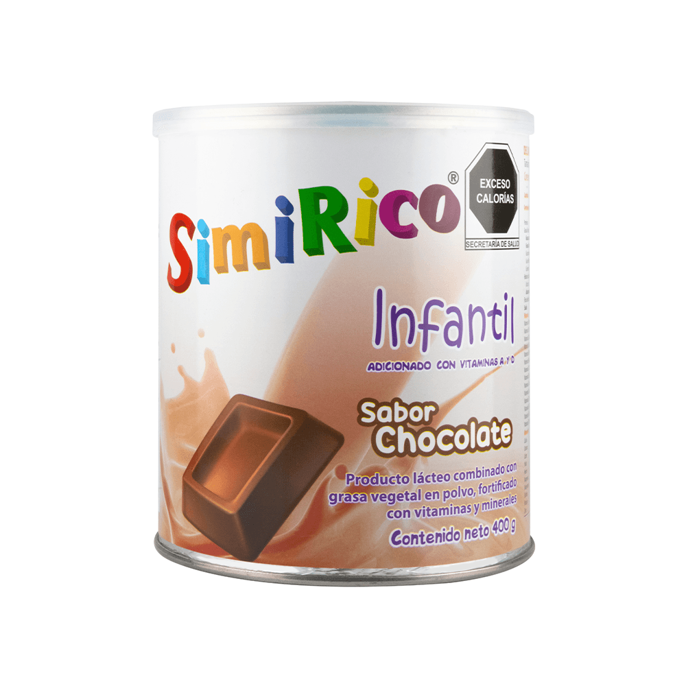 DIETA POLIMERICA INFANTIL POLVO SIMIRICO SABOR CHOCOLATE 400 GR 1 PIEZA ...