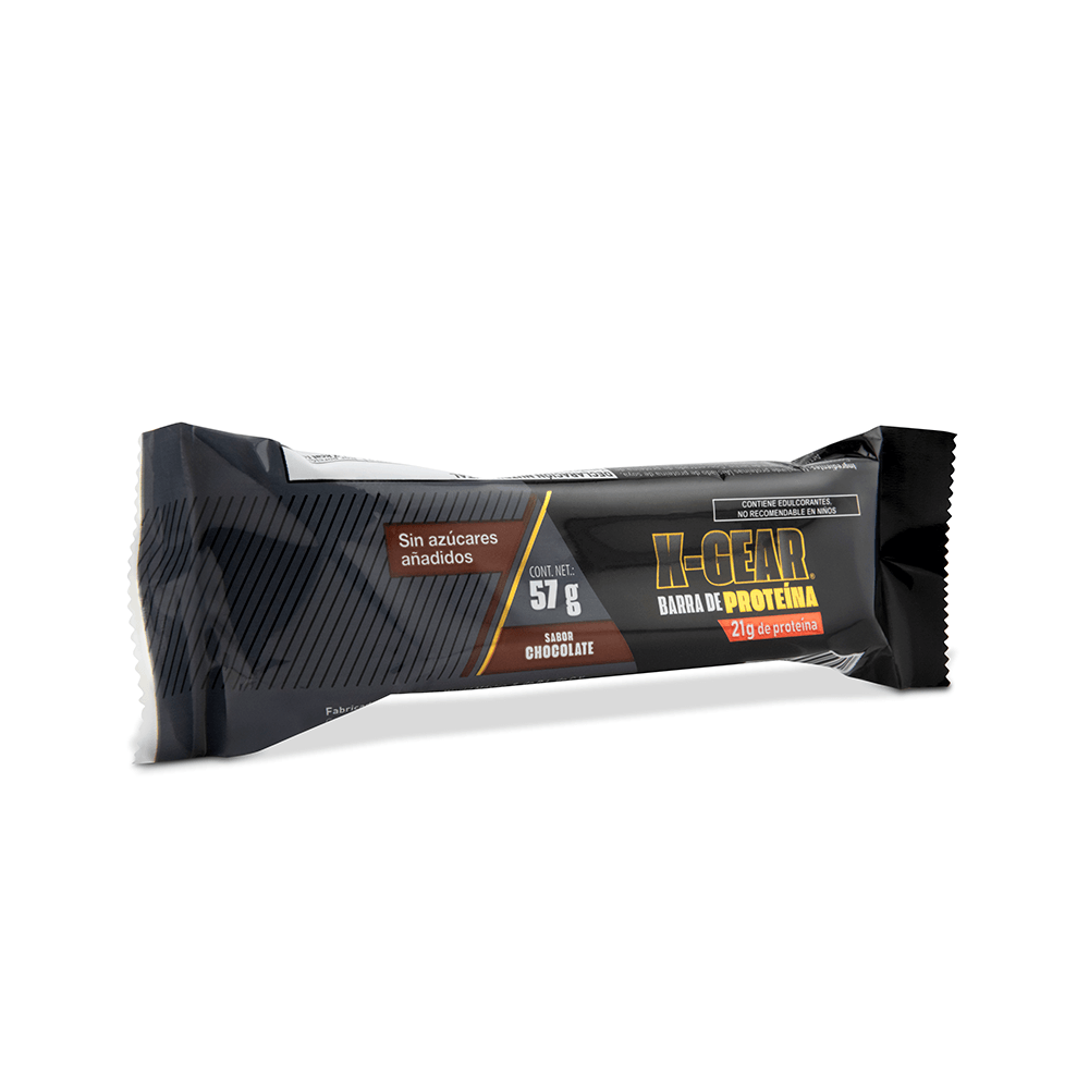 PROTEINA XGEAR BARRA CHOCOLATE 57GR - Farmacias Similares® | Tienda online