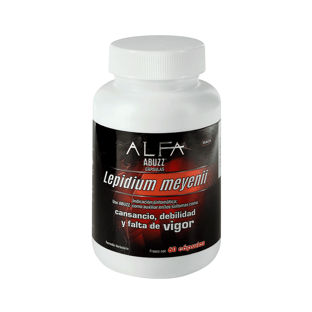 MACA ALFA ABUZZ 60 CAPSULAS - Farmacias Similares® | Tienda online