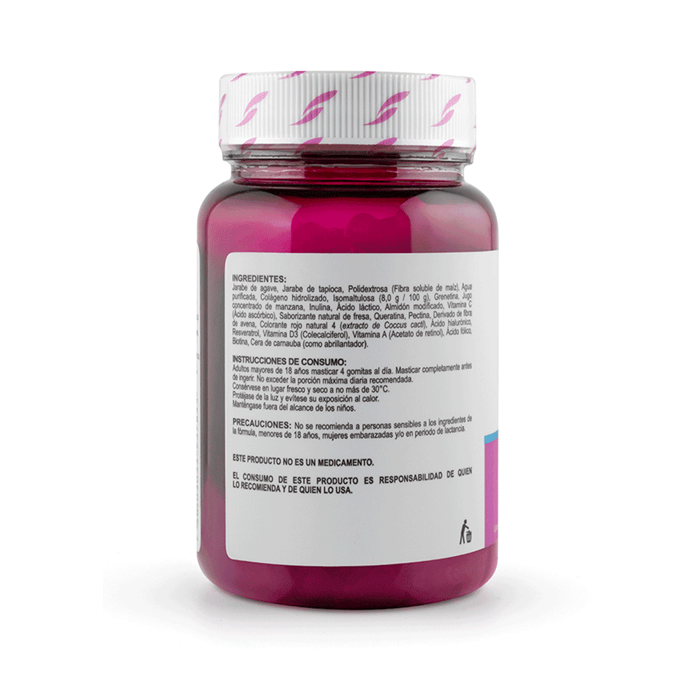 GOMITAS COLAGENO ACIDO HIALURONICO SIN/AZUCAR 60 PIEZAS GELASIMI ...