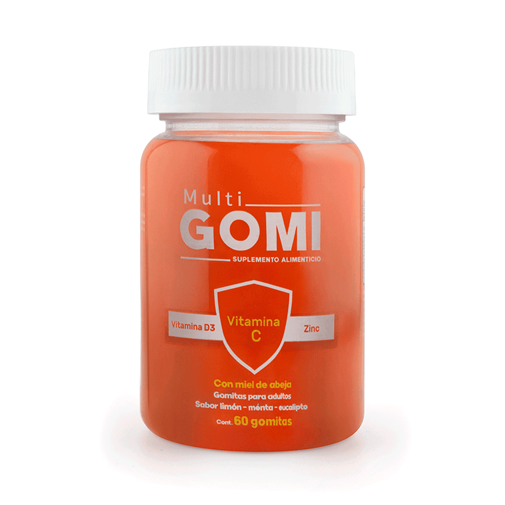 GOMITAS VITAMINA C/ZINC/VITAMINA D 60 PIEZAS MULTIGOMI - Farmacias ...