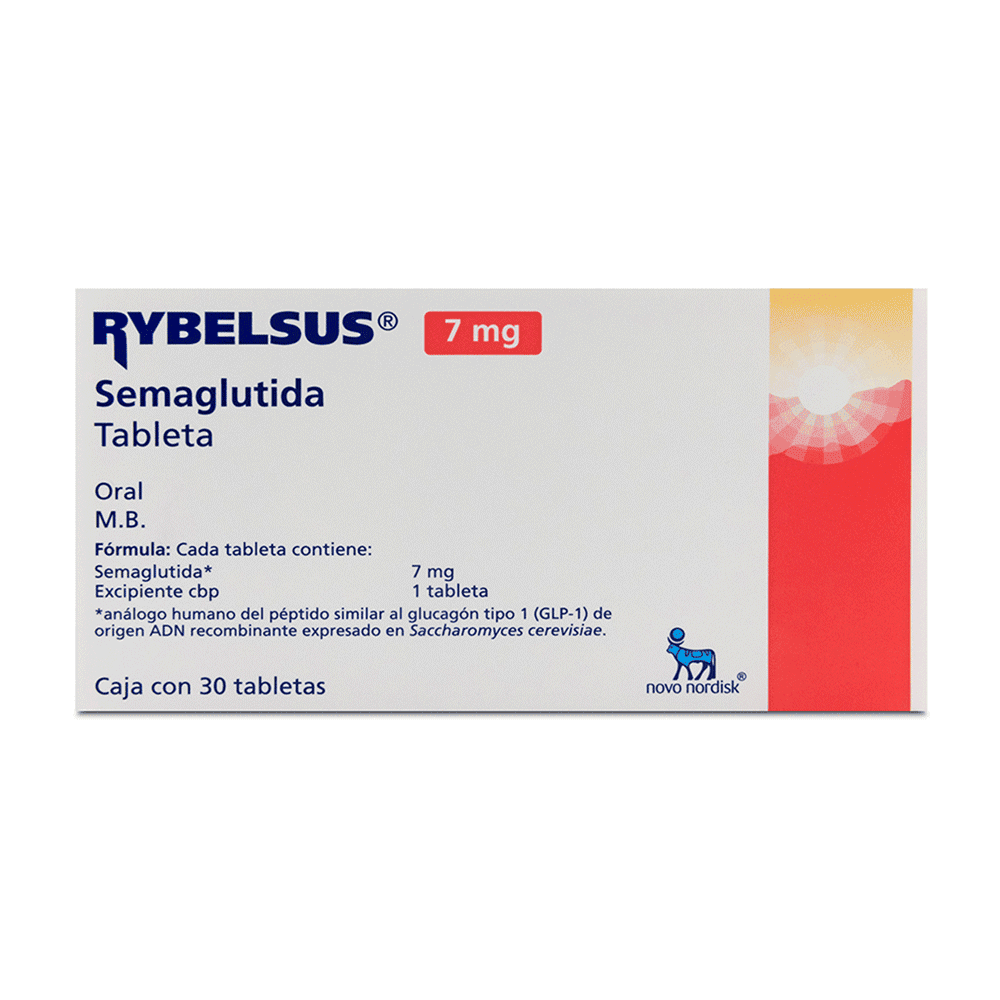 SEMAGLUTIDA 7MG 30 TABLETAS RYBELSUS - Farmacias Similares® | Tienda online