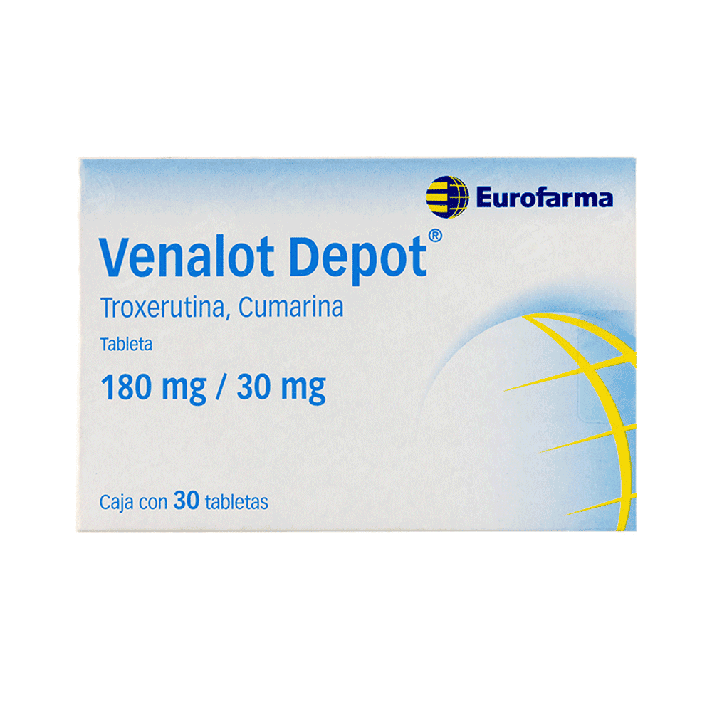 TROXERUTINA/CUMARINA 30 TABLETAS VENALOT DEPOT - Farmacias Similares ...