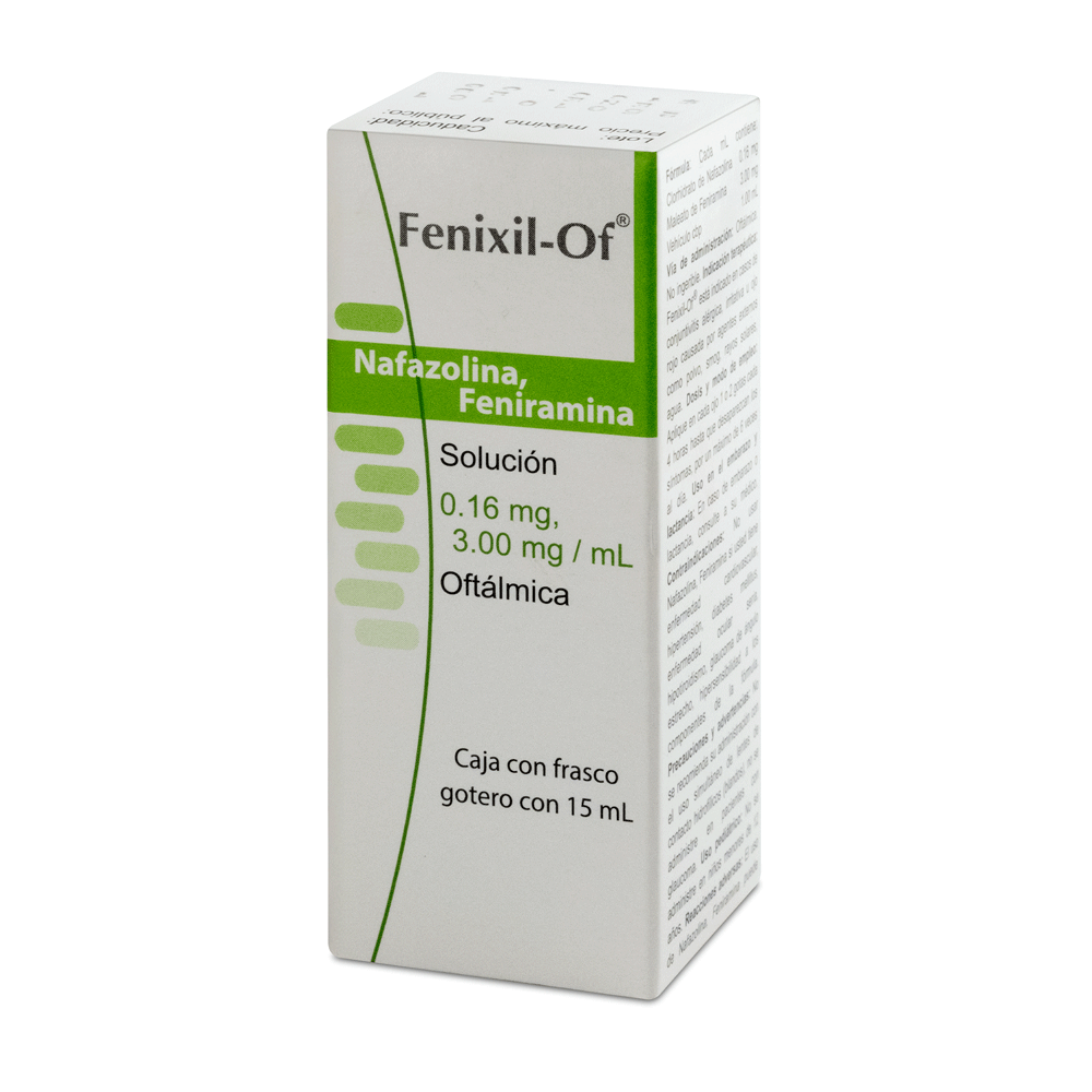 NAFAZOLINA / FENIRAMINA SOLUCION OFTALMICA 15 ML 1 PIEZA - Farmacias ...